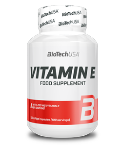 BioTech Vitamin E
100 gel kaspula