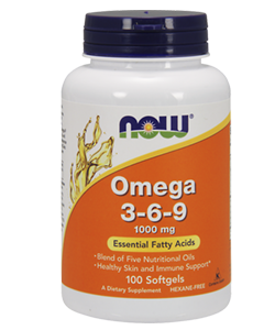 NOW Omega 3-6-9
100 softgel kapsula
