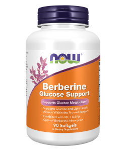 NOW BERBERINE GLUCOSE SUPPORT SOFTGELS
90 SOFTGEL