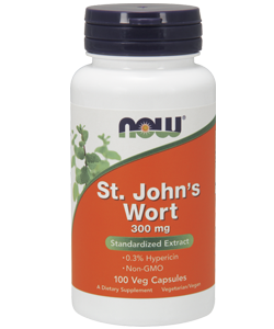 NOW St. John´s Wort 300mg
100 Veg caps.