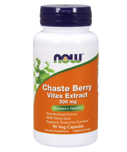 NOW Chaste Berry-Vitex Extract 300 mg
90Veg. kapsula