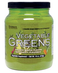 ULTIMATE NUTRITION VEGETABLE GREENS, GOLDEN MAPLE
510G