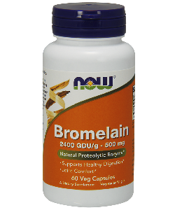 NOW Bromelain 500 mg
60 Veganskih kapsula