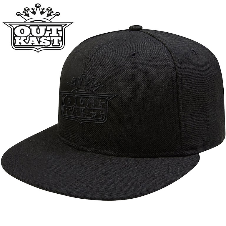 Outkast – Black Imperial Crown Logo – BL – Snapback Cap