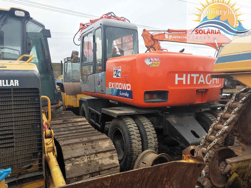 Hitachi EX100WD bager točkaš