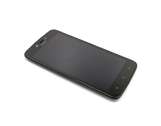 LCD displej (ekran) - Motorola Moto C Plus + Touch screen + frame black (crni) (MS)