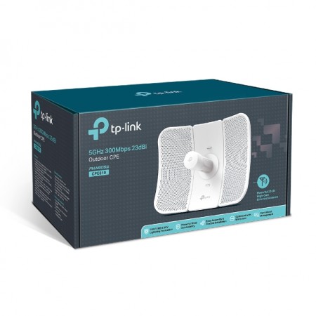 TP-LINK Wi-Fi AP Outdoor 300Mbps 5GHz 23dBi CPE610