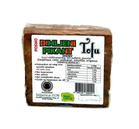 Dimljeni tofu pikant 250g Uljarica SSM