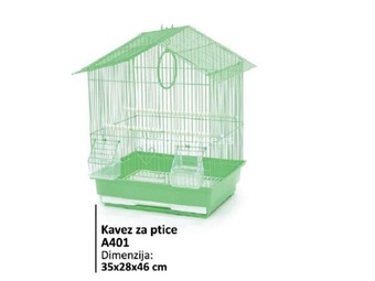 Kavez za ptice A401 kuća 35x28x46cm
