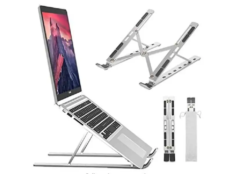 X WAVE LAPTOP STAND TO GO, PODESIVI STALAK ZA LAPTOP, ALUMINIUM, SA TORBICOM (028471)