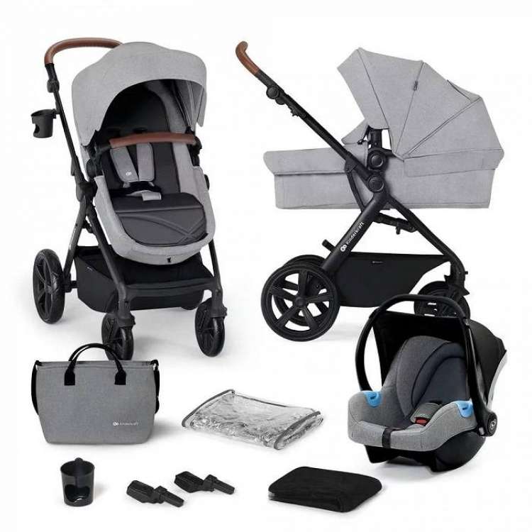 KINDERKRAFT KOLICA ZA BEBE A-TOUR LIGHT GREY