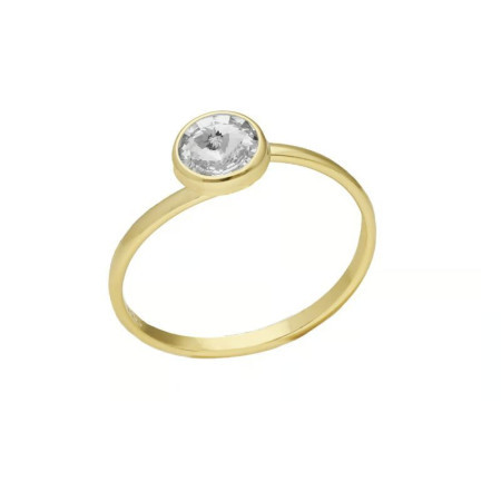 Ženski victoria cruz basic xs crystal gold prsten sa swarovski kristalom ( a4226-07da )