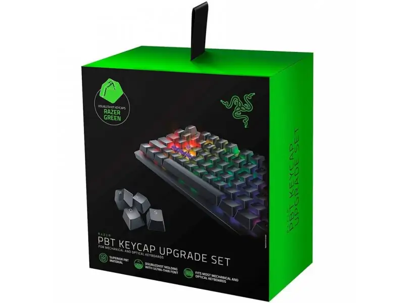 RAZER RAZER PBT KEYCAP UPGRADE SET – RAZER GREEN