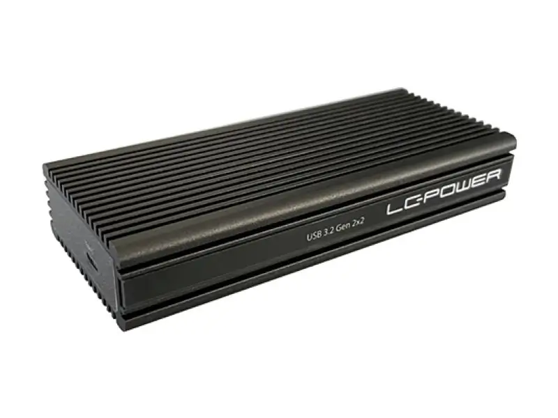 LC POWER HDD RACK LC-M2-C-NVME-2X2 – M.2 SSD ENCLOSURE GEN 2×2