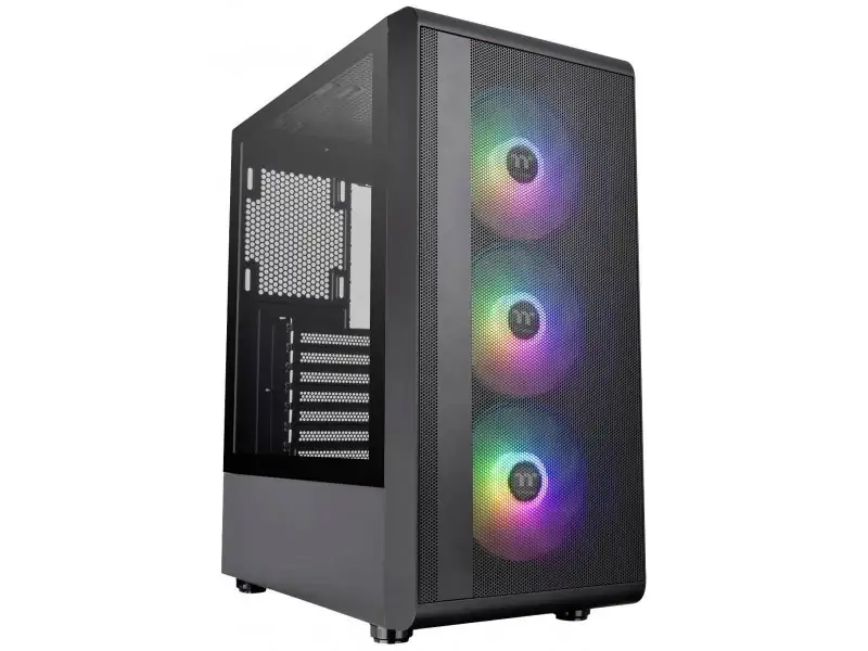 THERMALTAKE KUĆIŠTE S200 TG ARGB 120MM, BLACK, SPCC, TEMPERED GLASS 3MM, BEZ NAPAJANJA, CA-1X2-00M1WN-00