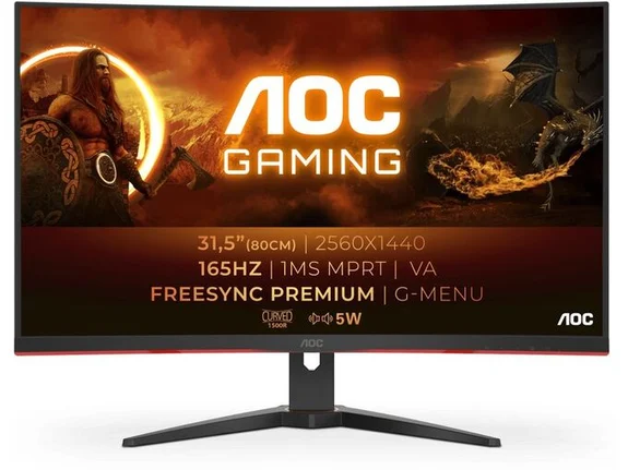 AOC Monitor 32 CQ32G2SE BK