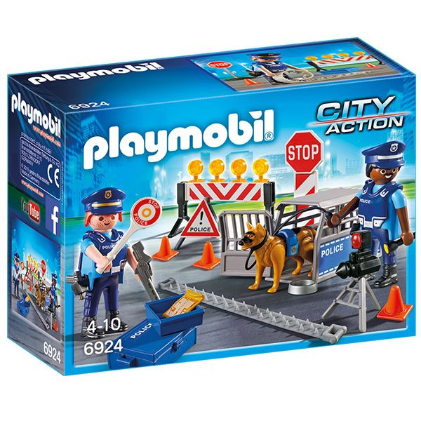 Playmobil City Action - Policija: Barikade na putu