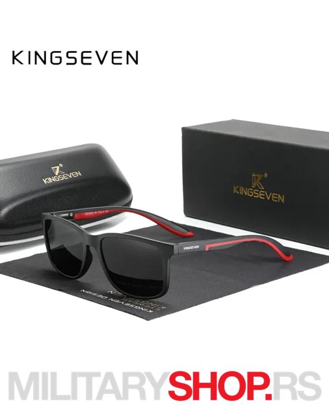 Elegantne Sunčane Naočare – Kingseven 9006T RedBlack