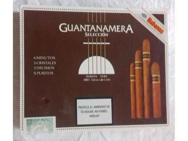 Kutija od cigara GUANTANAMERA SELECCION HABANA CUBA