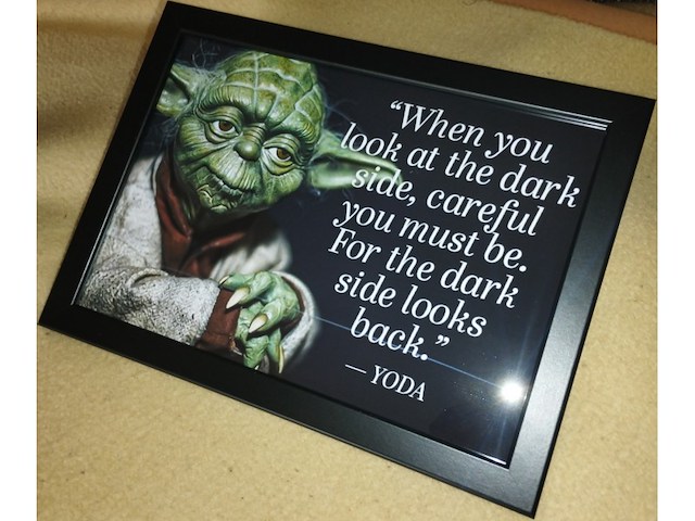Master Yoda,Star Wars (učitelj Joda),uramljeni poster