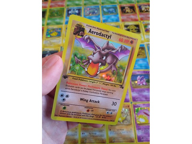 Pokemon karta Aerodactyl sijajuca - Pokemoni karte