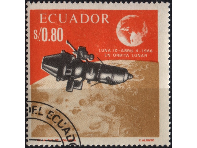 kt572b 1966 Ecuador Mi1302 -o-1/6