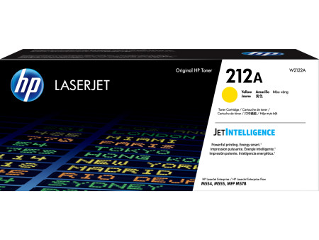 HP toner 212A W2122A yellow