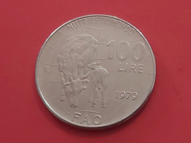 Italija  - 100 lire 1979 god FAO