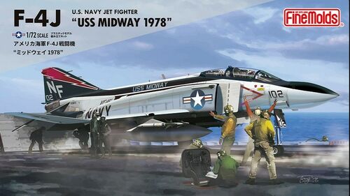 FineMolds 72743 U.S. Navy Jet Fighter F-4J "USS Midway 1978"