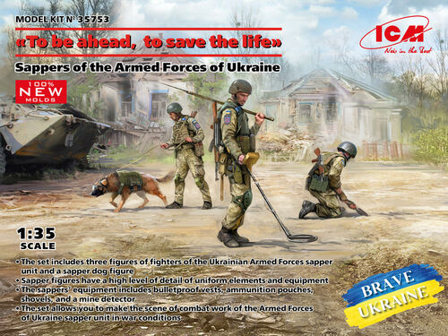 ICM 35753 Sappers Of The Armed Forces Of Ukraine "To Be Ahead, To Save The Life"