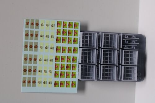 Peddinghaus-Decals 35007 Cartonboxes (8 pcs) - Kit including Decalset