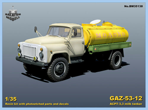 Balaton Modell BM35138 Gaz-53-12 Milk Tanker
