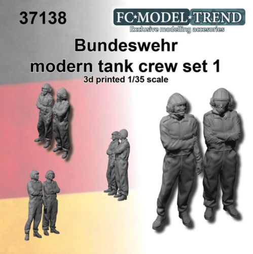 FC ModelTrend 37138 German modern tank crew, set 1