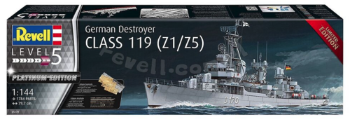 Revell 05179 German Destroyer Class 119 Z1/ Z5
