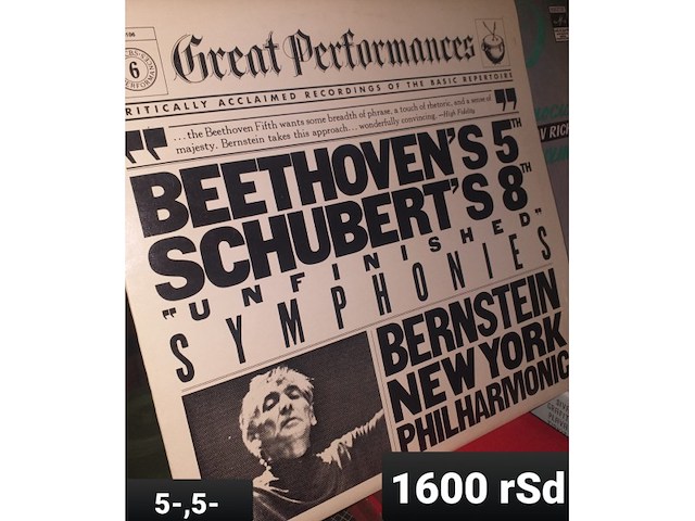 Great perfomarcenss-Betoven-5, Schubert 8,