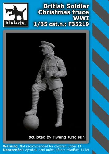 Black Dog F35219 British soldier Christmas truce WWI