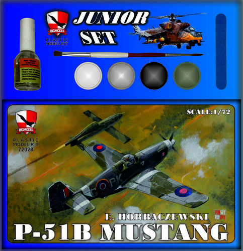Big Model JS72028 P-51B Mustang E. Horbaczewski - Junior Set