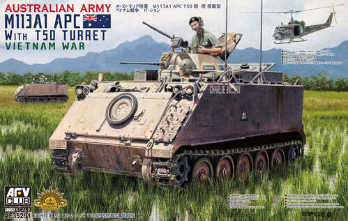 AFV Club 35291 M113A1 APC with T50 Turret Vietnam War