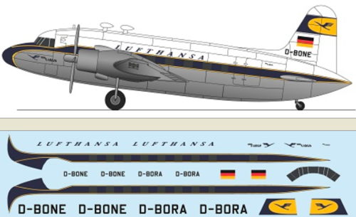 F-RSIN P4135 Vickers Viking - Lufthansa