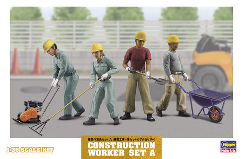 Hasegawa WM03 Construction Worker Set A