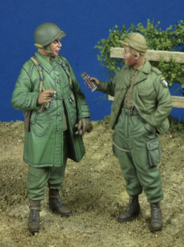 D-DAY miniature studio 35219 US Paratroopers, 1944-45