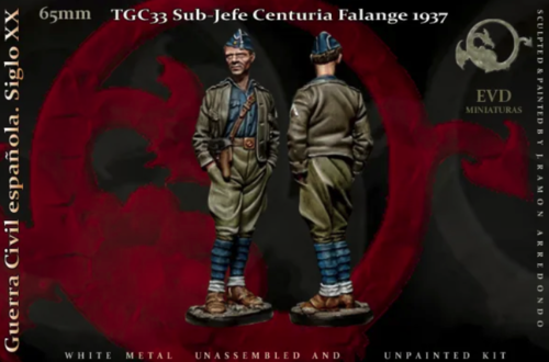 El Viejo Dragon TGC33 Sub Jefe Centuria Falange 1937