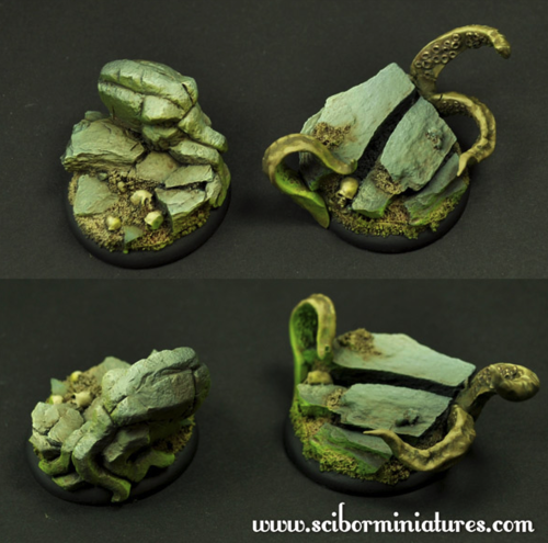 Scibor Monstrous Miniatures 28CM0007 Cthulhu Bases 40mm 2