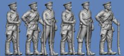 Germania-Figuren 72-WW1-602 Russian Infantry 1914-18 wait-and-see attitude