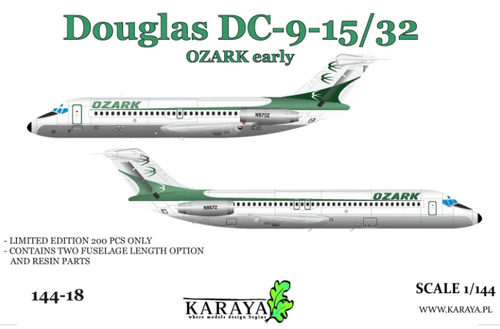 KARAYA 144-18 DC-9-15/32 OZARK early