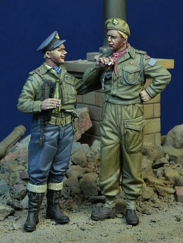 D-DAY miniature studio 35204 Canadian Pilot & NCO