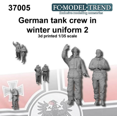 FC ModelTrend 37005 German tank crew WWII, winter uniform, set 2