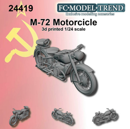 FC ModelTrend 24419 M72 soviet motorcycle