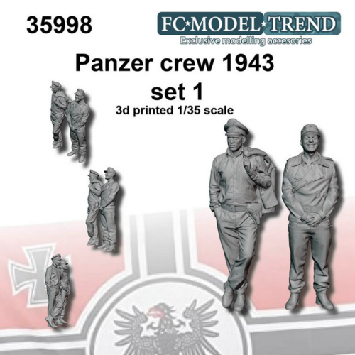 FC ModelTrend 35998 panzer crew 1943 set 1