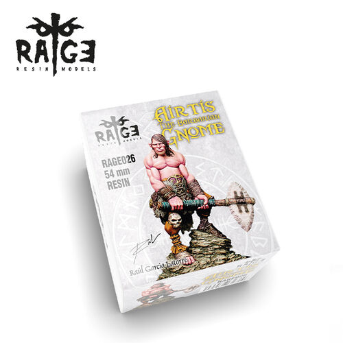 Rage Resin Miniatures 026 Airtis, The Barbarian Gnome